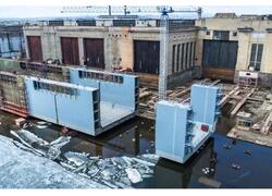 На Амурском СЗ все секции докапонтона Амурец проекта 65911 спущены на ...